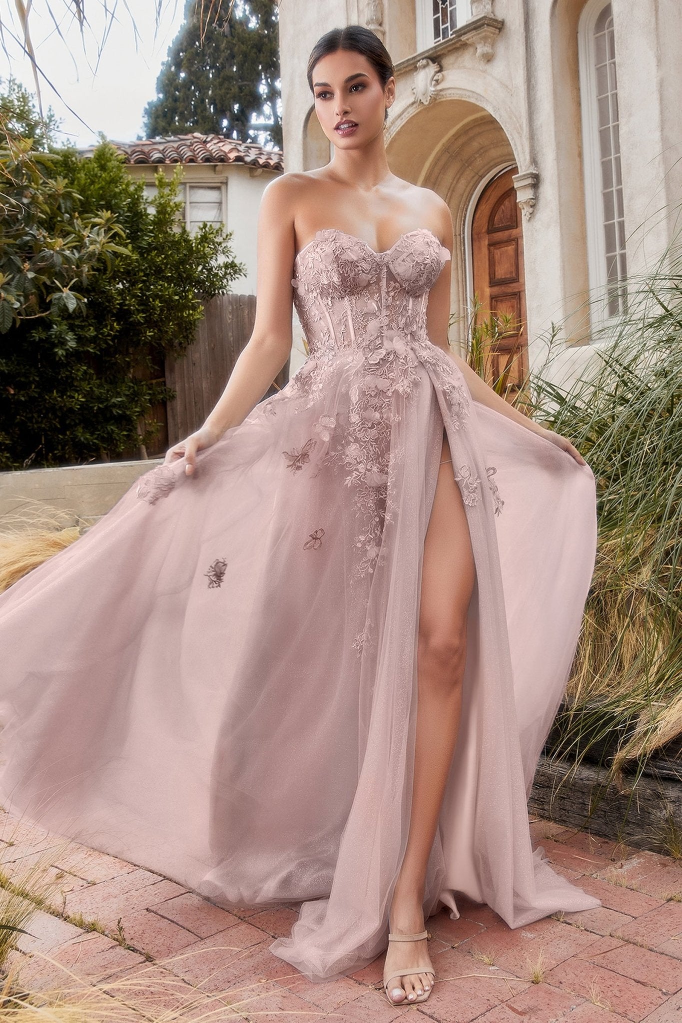 Lace Sweetheart Strapless Ball Gown For Sale | Andrea & Leo Couture